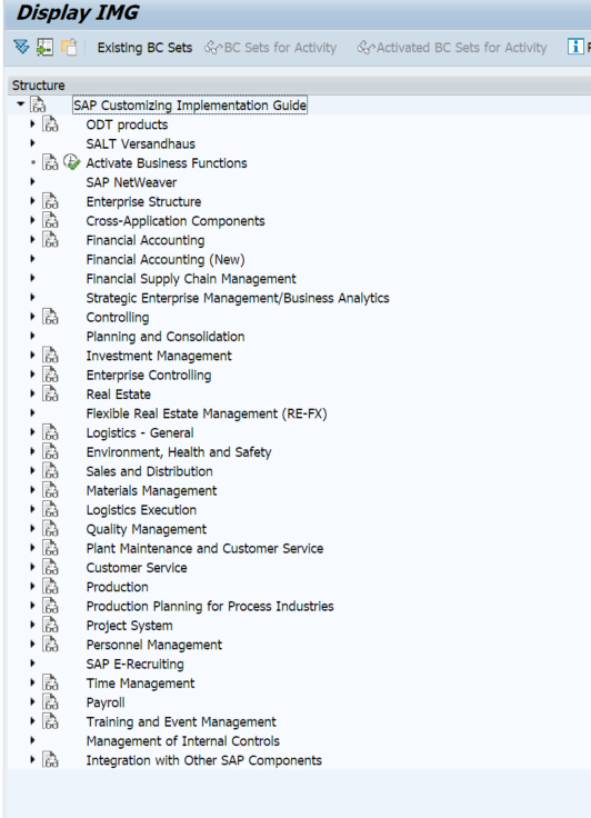 SAP- SD(一) 组成部分、菜单、快捷键、SAP Customizing Implementation Guide_sap-sd-CSDN博客