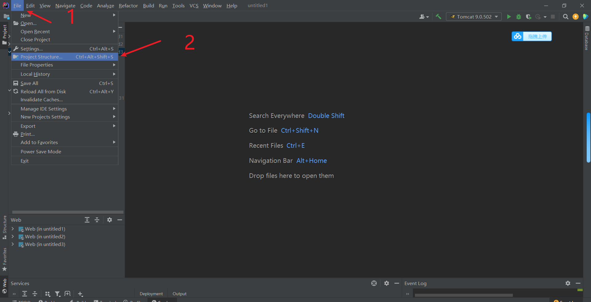 IDEA2021.1创建Java web项目与集成Tomcat以及导入Servlet.jar包_idea怎么导入servlet的包-CSDN博客