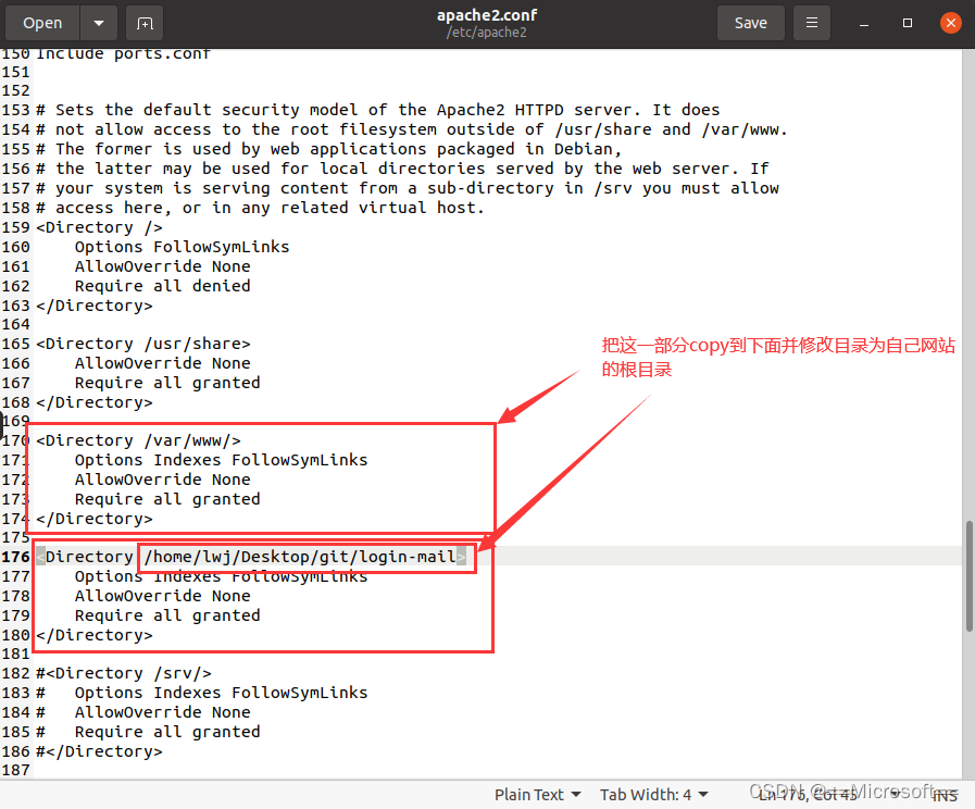 Debian apache2 修改网站根目录后显示Forbiden解决方法_debian修改apache网站目录_==Microsoft==的博客-CSDN博客