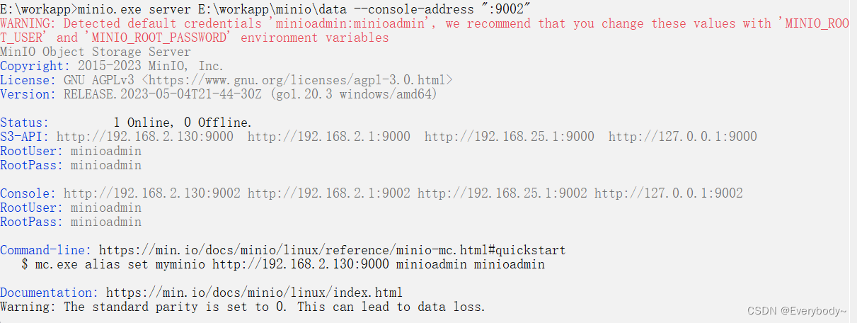 安装Windows版本minio_minio访问网址-CSDN博客