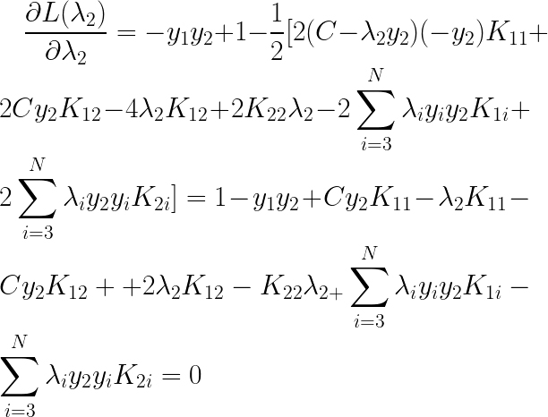 手推序列最小优化（sequential minimal optimization，SMO）算法_smo算法-CSDN博客