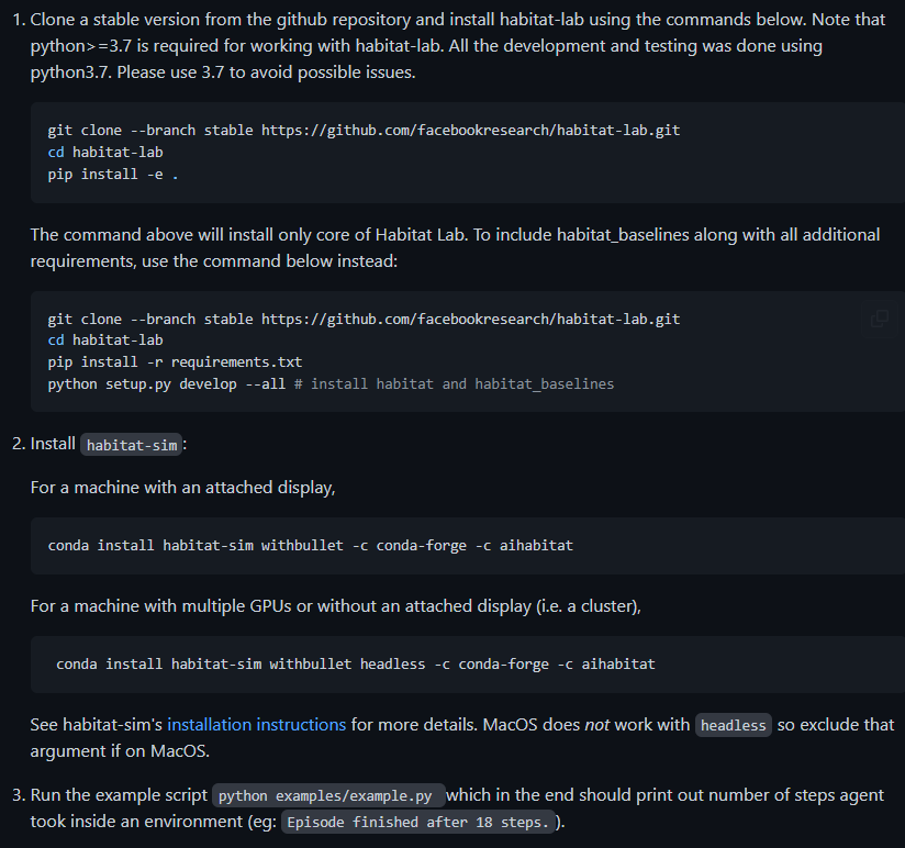 （Habitat） A Platform for Embodied AI Research --Facebook开源室内导航仿真平台 的简介和 ...