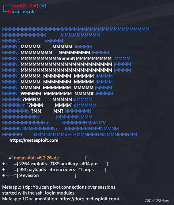 Kali Linux 学习日记4 -Metasploit（MSF）和 Nessus_metasploit更新漏洞库-CSDN博客