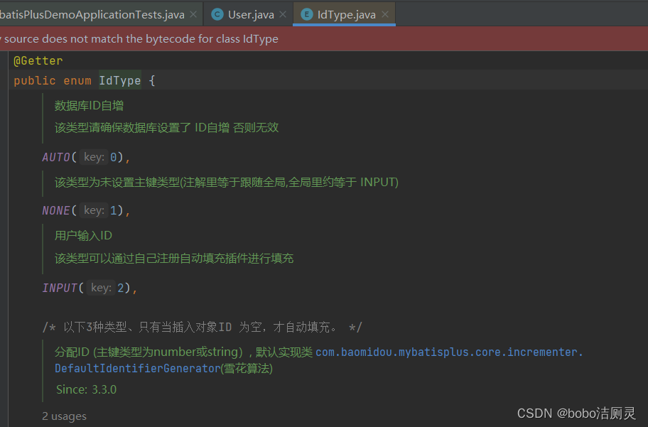 MybatisPlus学习_mybatis analyze table-CSDN博客