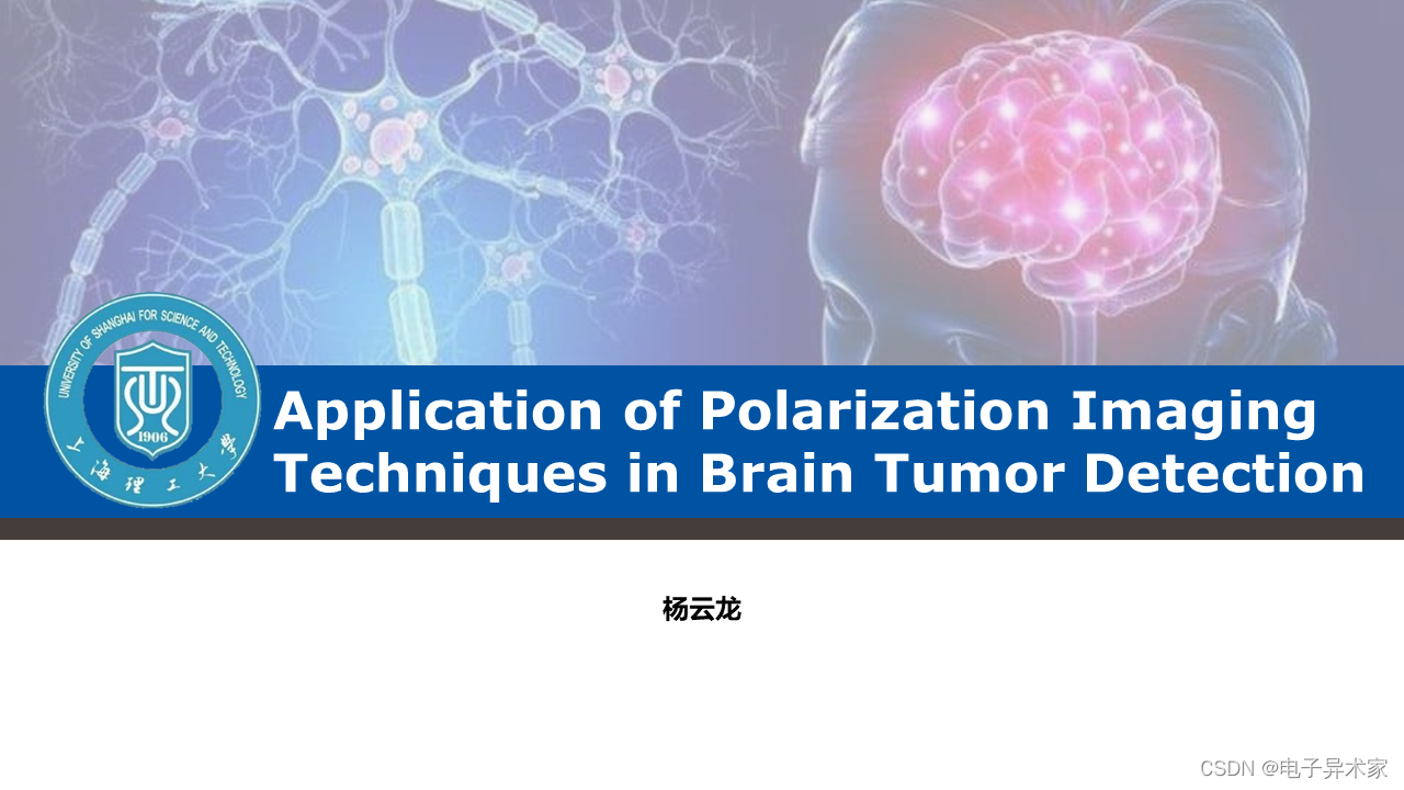 [PPT] Application of Polarization Imaging Techniques in Brain Tumor ...