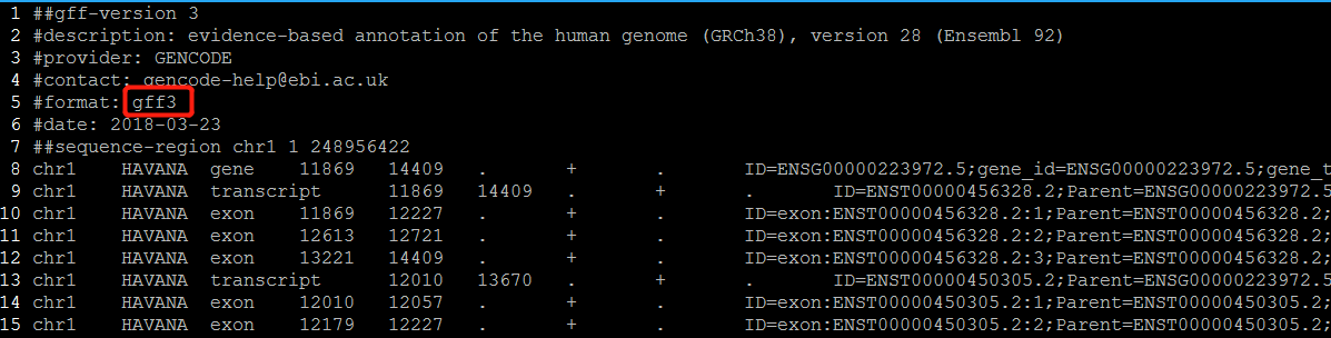 NGS数据分析实践：03. 涉及的常用数据格式[3] - gtf/gff格式_gtf和gff3的区别-CSDN博客