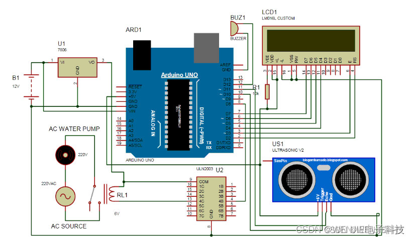 【基于arduino自动水位指示器和控制器】 Csdn博客 
