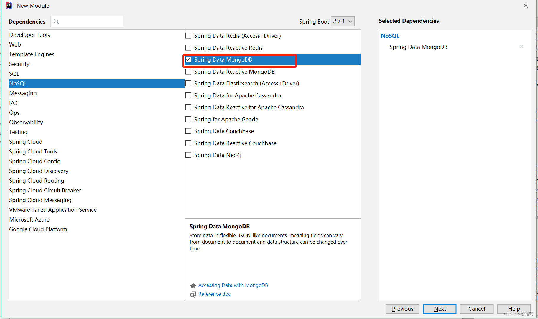 SpringBoot整合Mongodb_spring boot 1.5 mongodb 6.0-CSDN博客