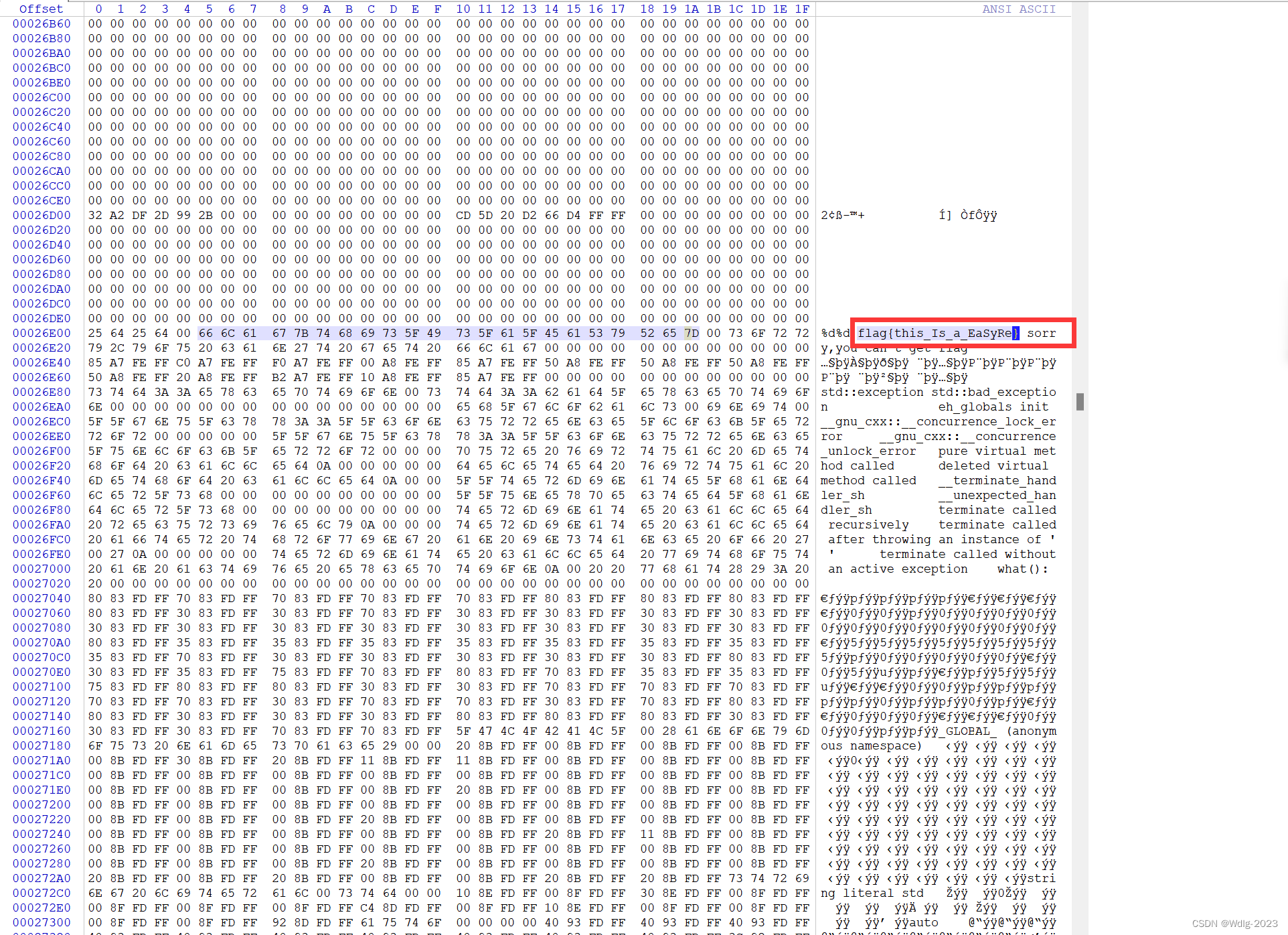 BUUCTF--Reverse--easyre（非常简单的逆向）WP_easyre 1 非常简单的逆向-CSDN博客