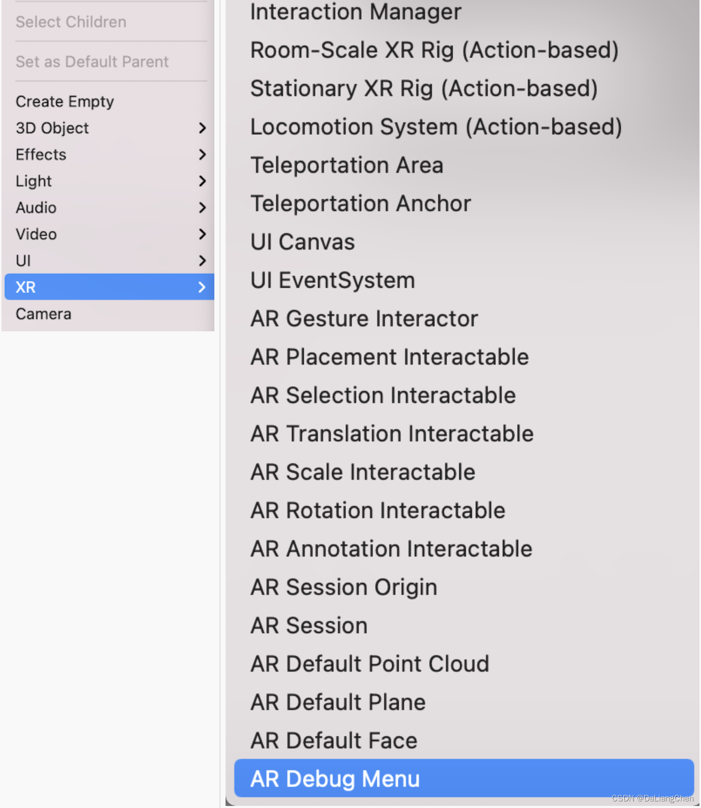 ARFoundation系列讲解 - 83 ARDebugMenu_ardebugmenu followcamera-CSDN博客