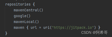 Android Studio 2022.3.1版本引入maven报错问题_unexpected tokens (use ';' to separate expressions-CSDN博客