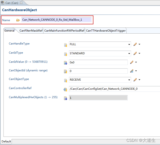【AUTOSAR】 项目和代码详解（七）----ETAS CAN模块配置_etas配置-CSDN博客