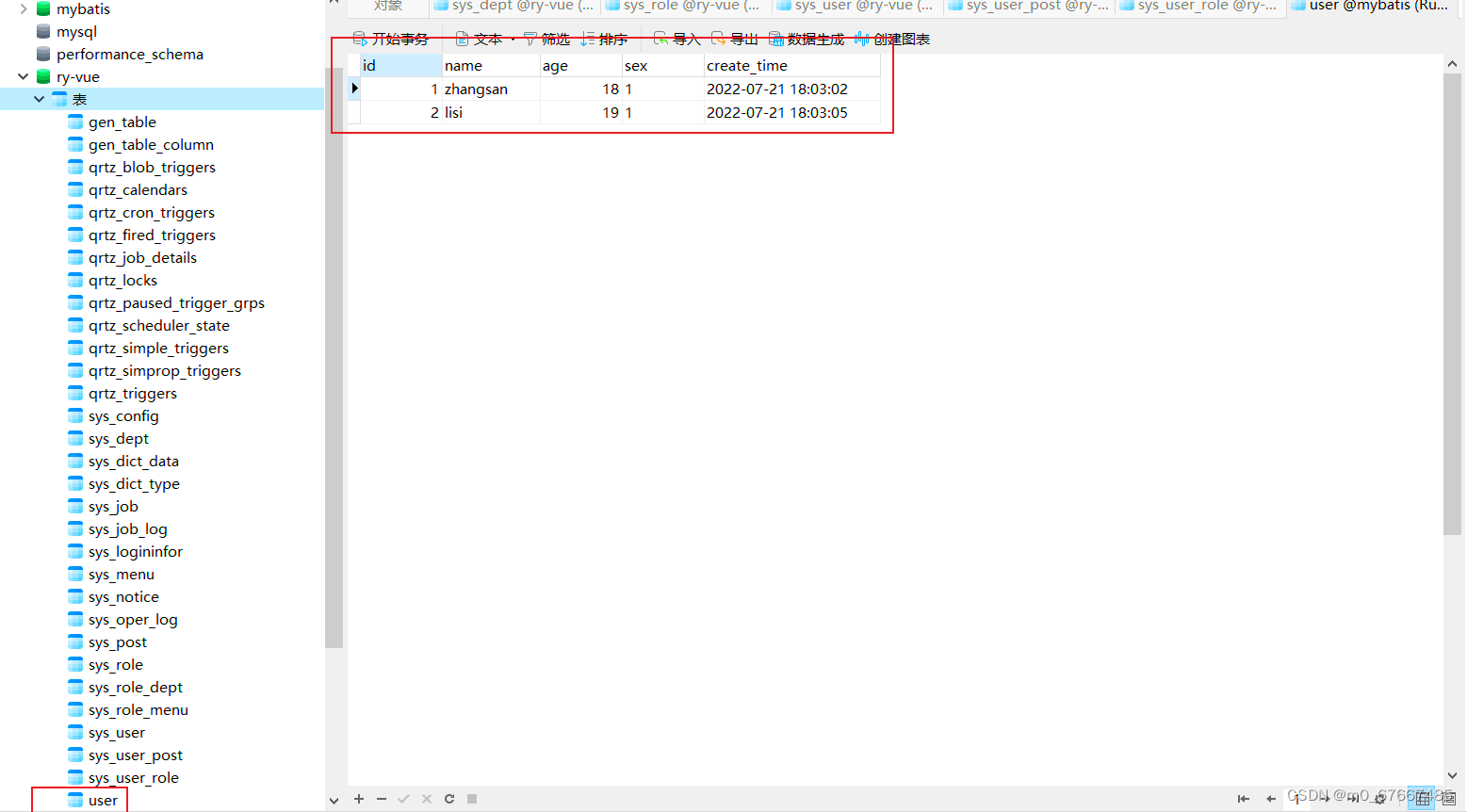Ruoyi Vue 如何添加单表Read 代码-CSDN博客