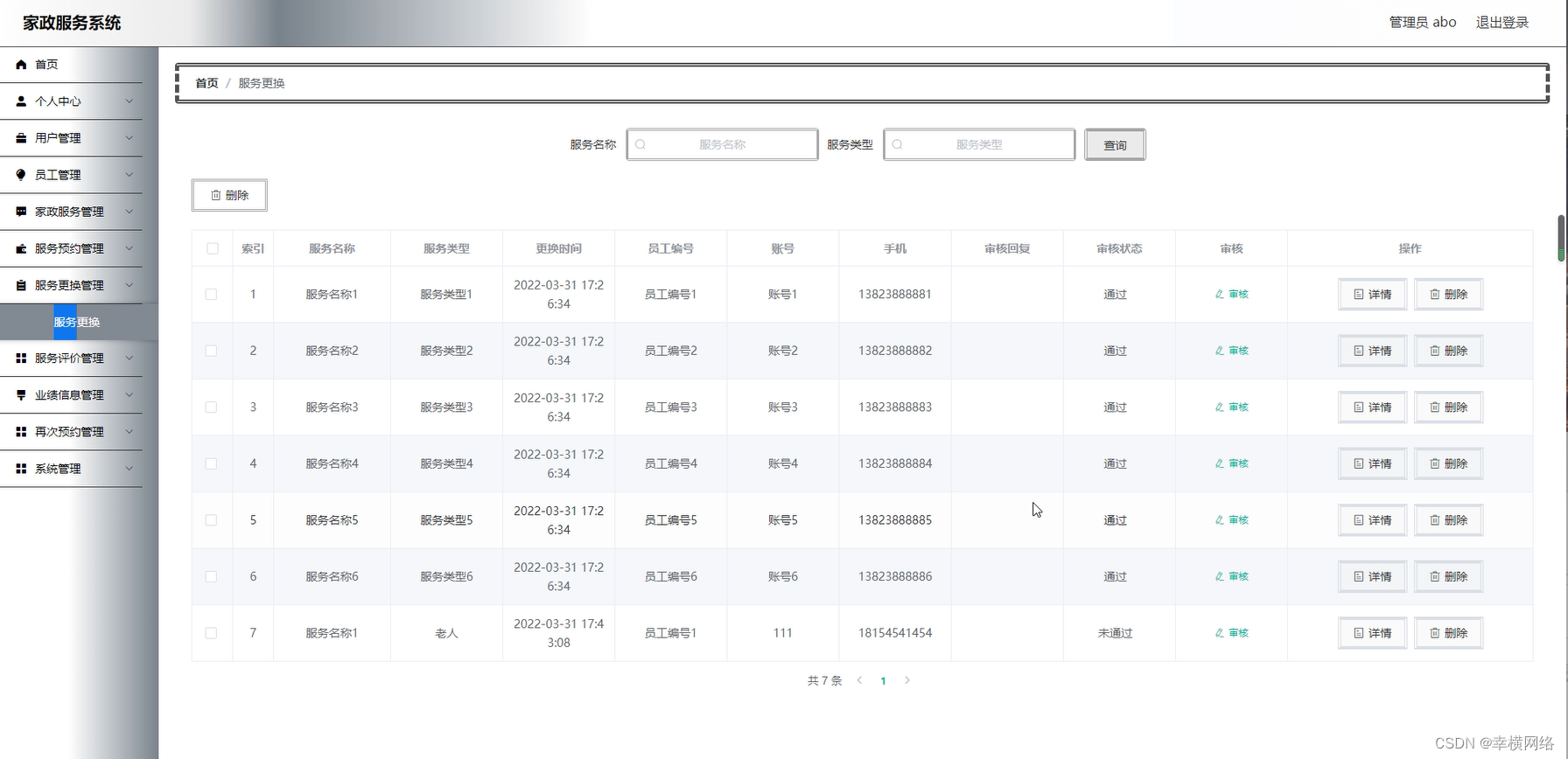 附源码 Javassm计算机毕业设计家政服务系统dw173源码程序数据库部署dw家政服务网站设计代码 Csdn博客