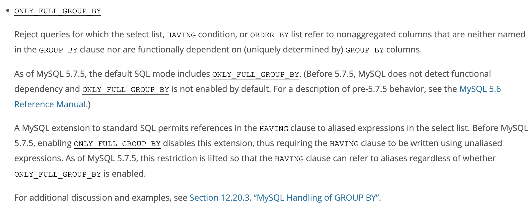 MySQL报错“Expression #1 of SELECT list is not in GROUP BY clause and contains nonaggre”解决方法-CSDN博客