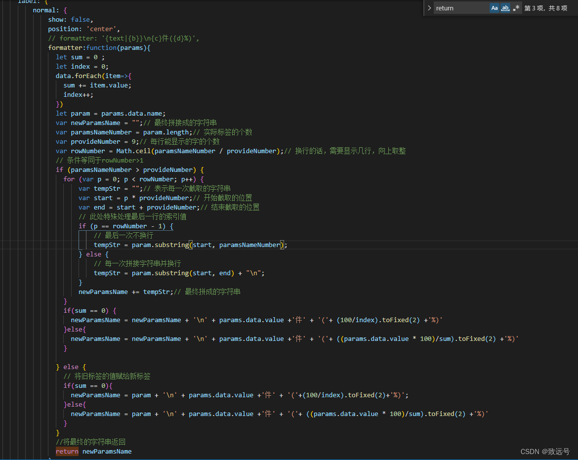 echarts 饼图legend.icon 图例自定义修改，饼图中心文字换行，及某一部分高亮显示_echarts饼图点击突出-CSDN博客