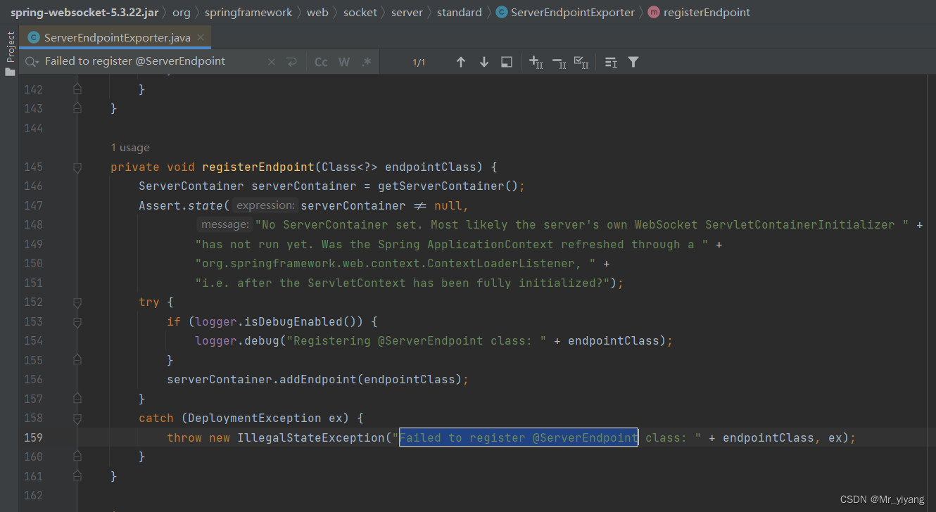 使用websocket报Failed to register @ServerEndpoint问题记录-CSDN博客