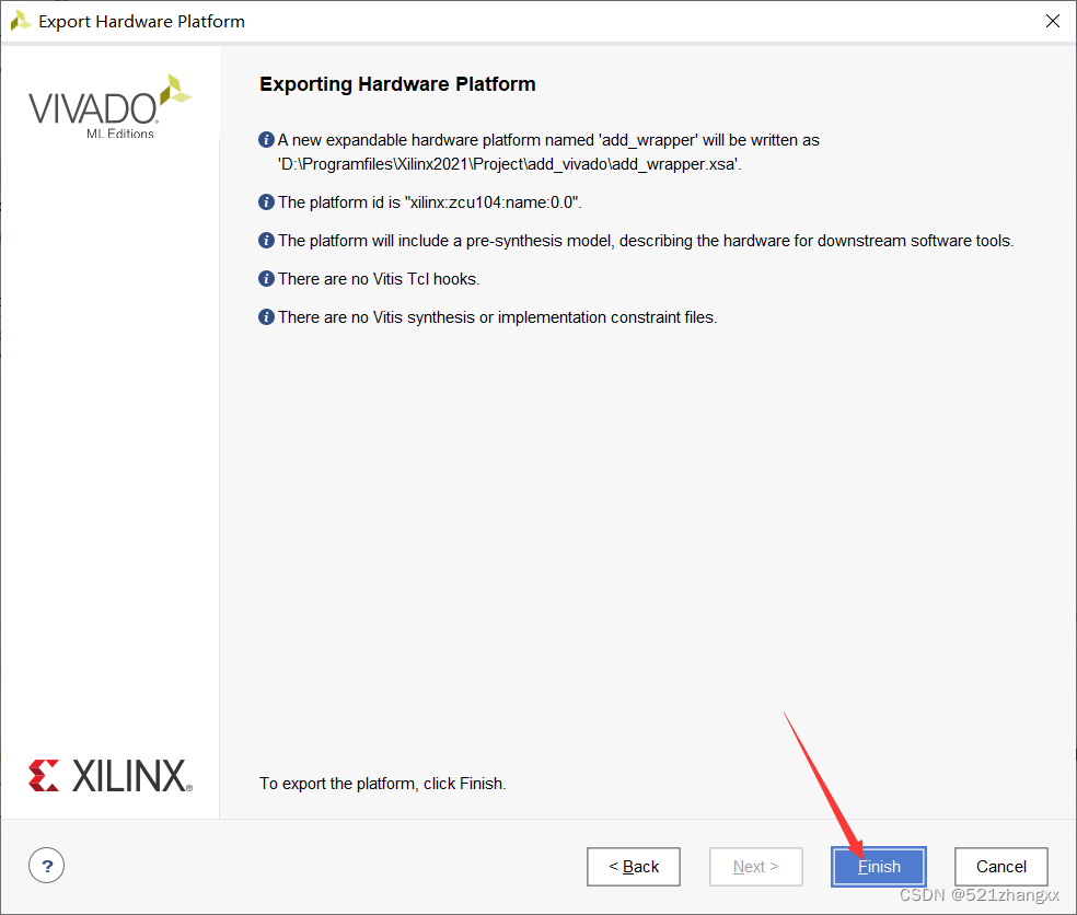 从vivado移植到Xilinx SDK_vivado导出硬件至sdk-CSDN博客
