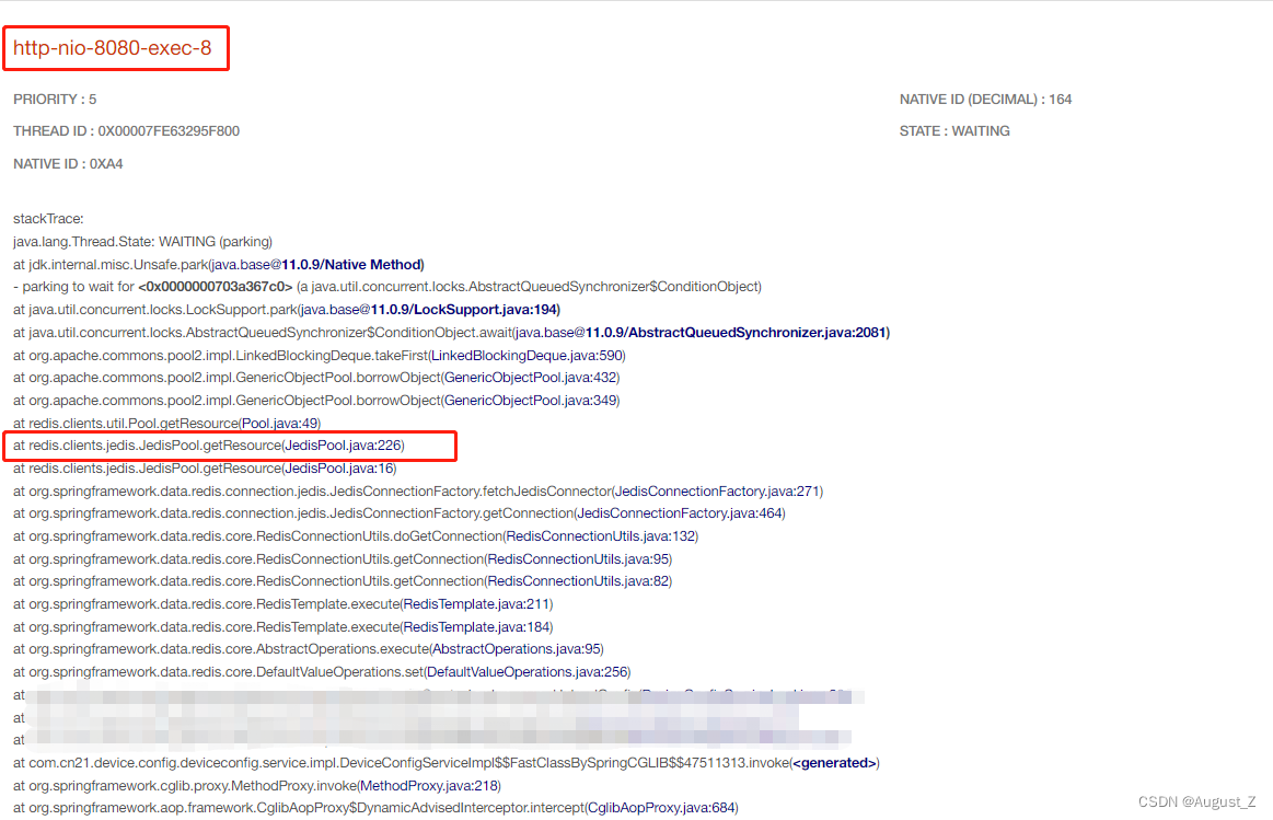 Jedis高并发下内存泄漏导致getResource()卡死问题及解决方法_jedis.getresource-CSDN博客