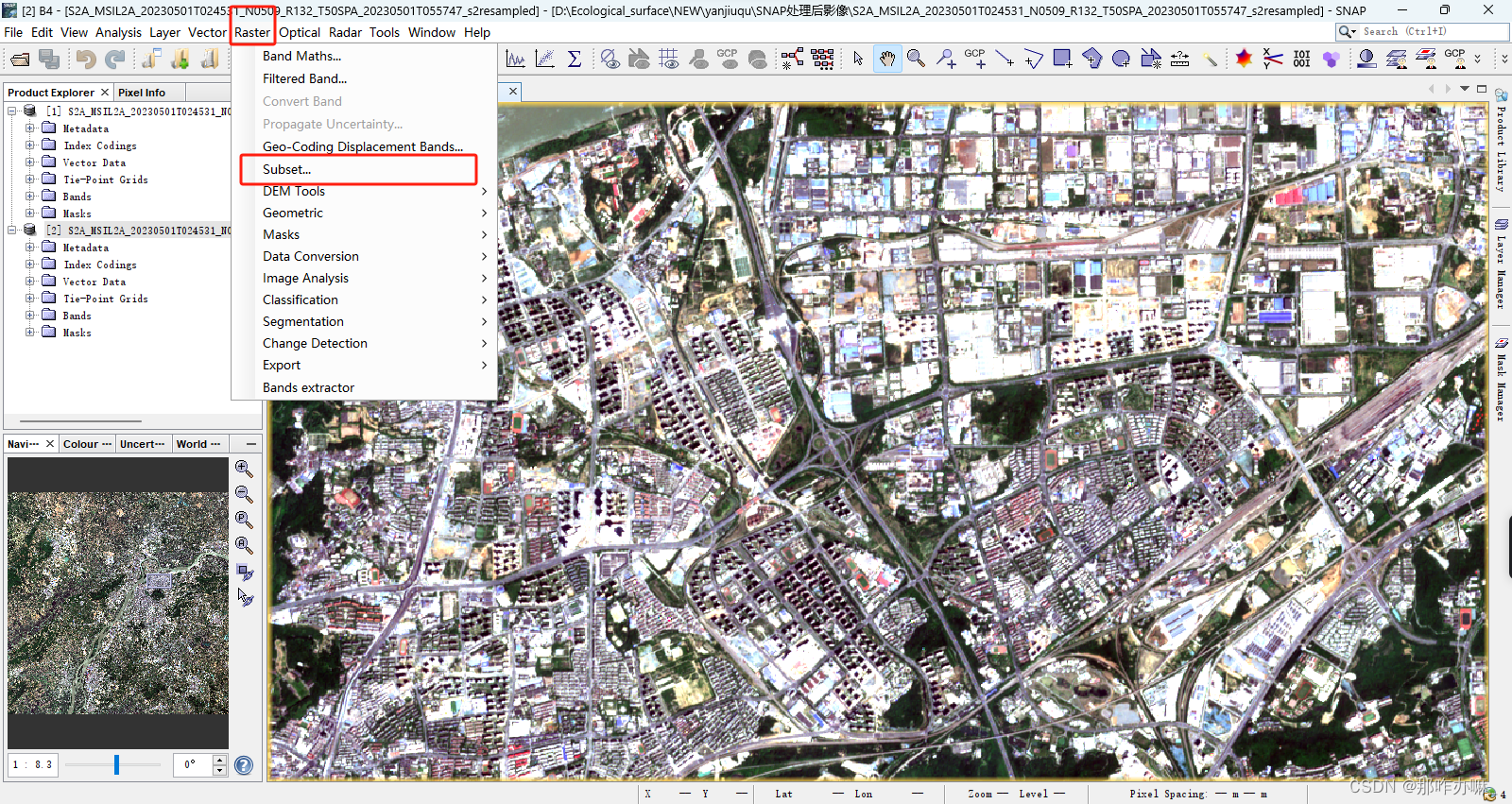 Sentinel-2影像下载及处理流程_sentinel2分辨率-CSDN博客