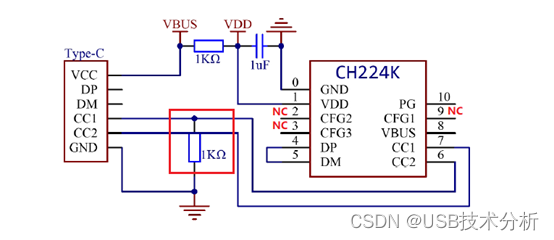 Type-C快充诱电方案_typec充电电路_USB技术分析的博客-CSDN博客