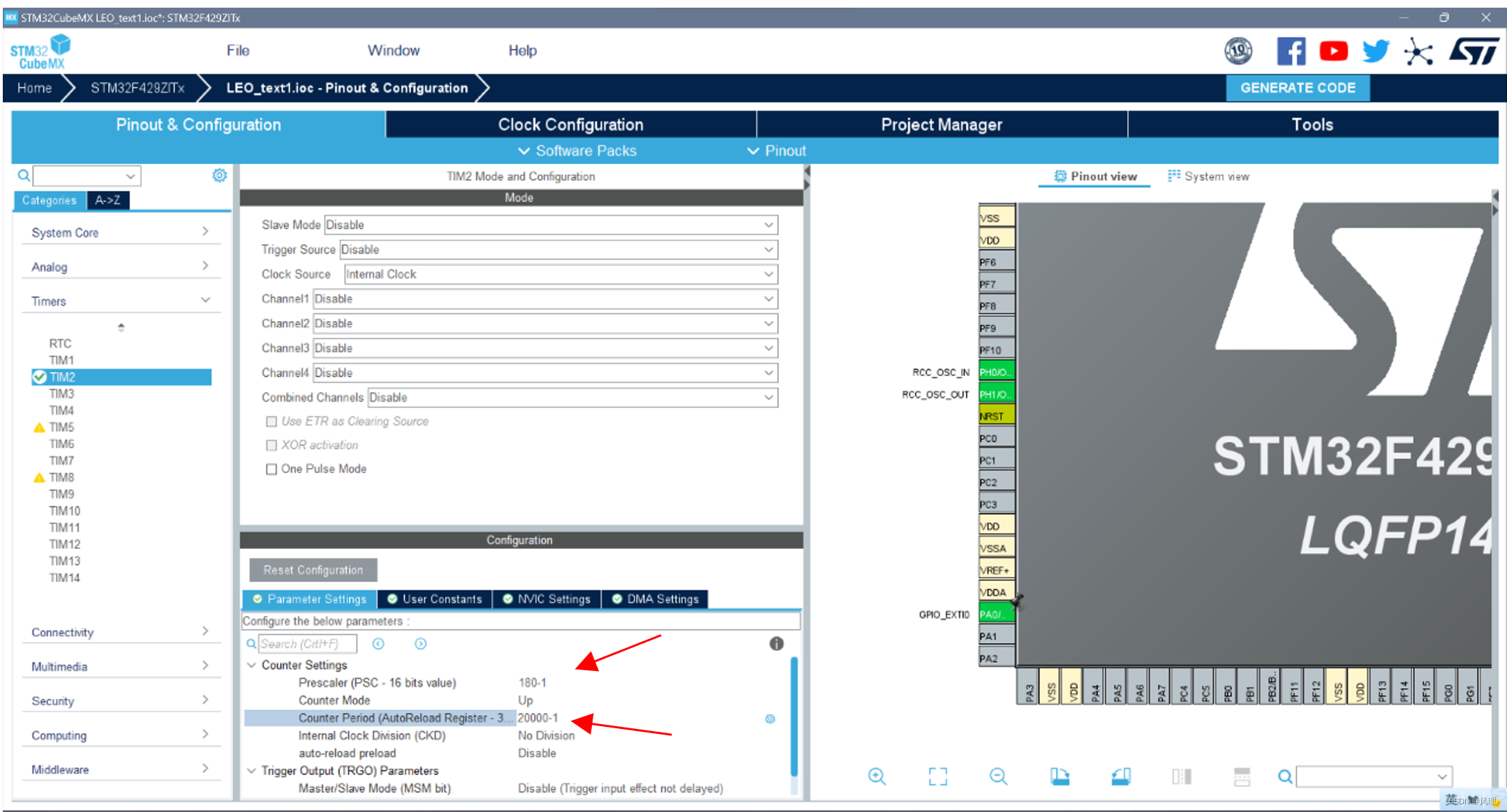 STM32F4基于CubeMX项目实战（3）--定时器中断实验_stm32cubef4外部中断-CSDN博客