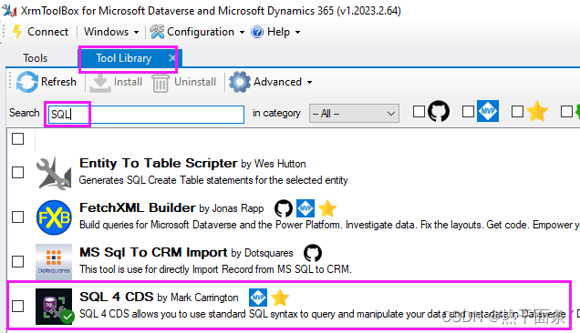 Learn8：XrmToolBox Dataverse 插件-CSDN博客