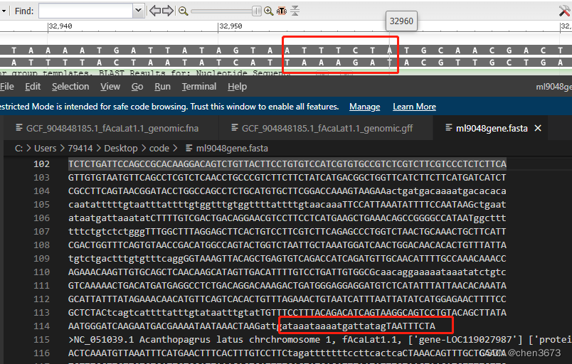 使用Biopython从gff文件提取gene的位置以及gene的id，再从fna文件提取gene序列_根据gff文件提取位置基因-CSDN博客