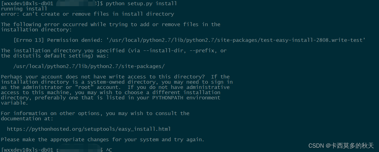 Linux普通用户给python新增模块无法加入的问题处理linux 普通用户 Python Csdn博客