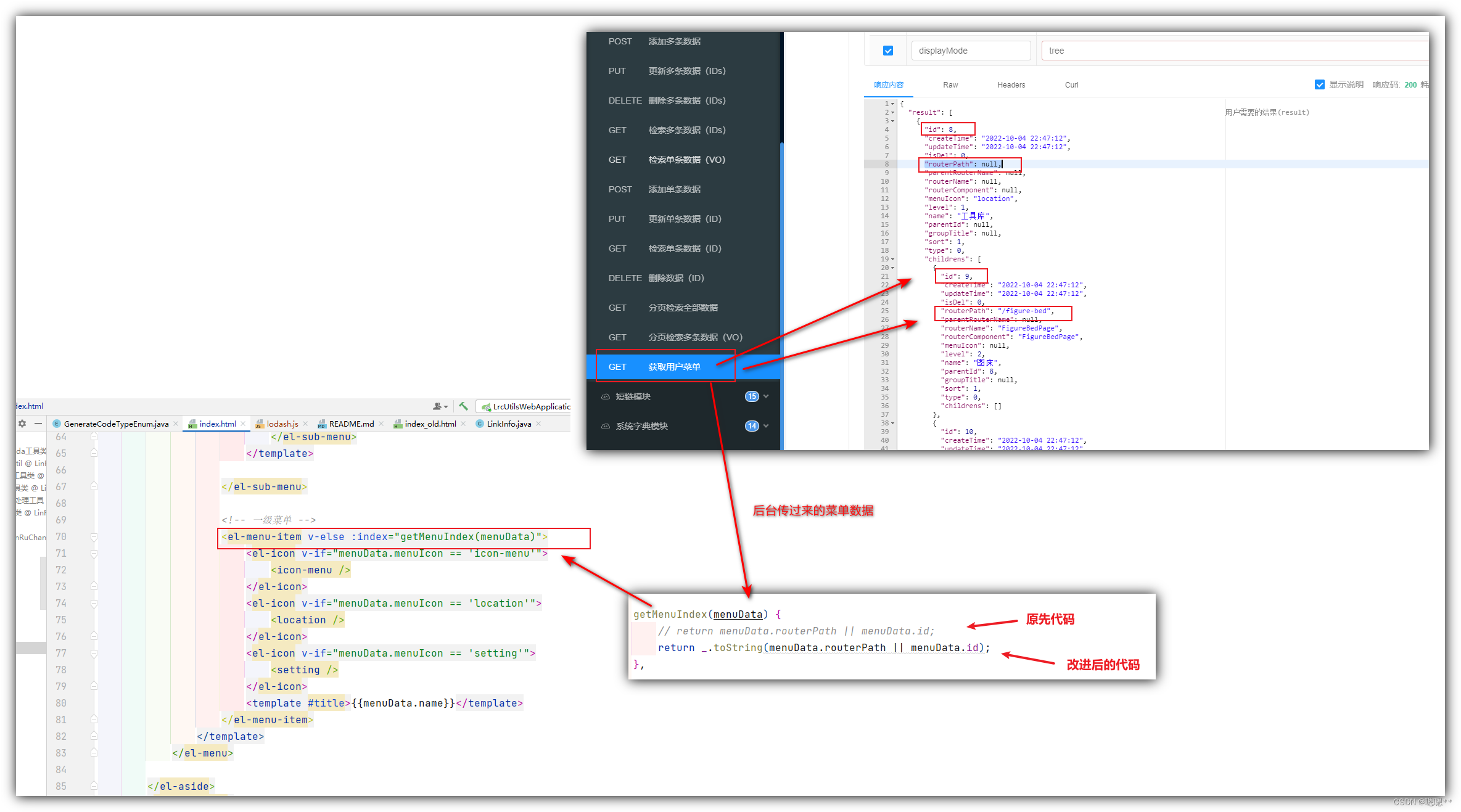问题解决：ElementuiPlus：菜单组件提示警告信息prop “index“. Expected String | Null ...