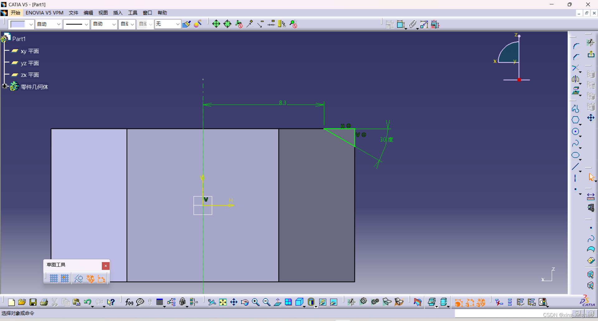 Catia 螺母设计_catia六角螺母倒角画法-CSDN博客