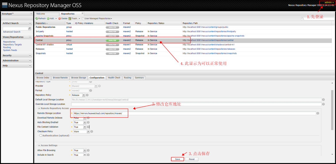 Nexus 本地私服配置nexus配置 Csdn博客 