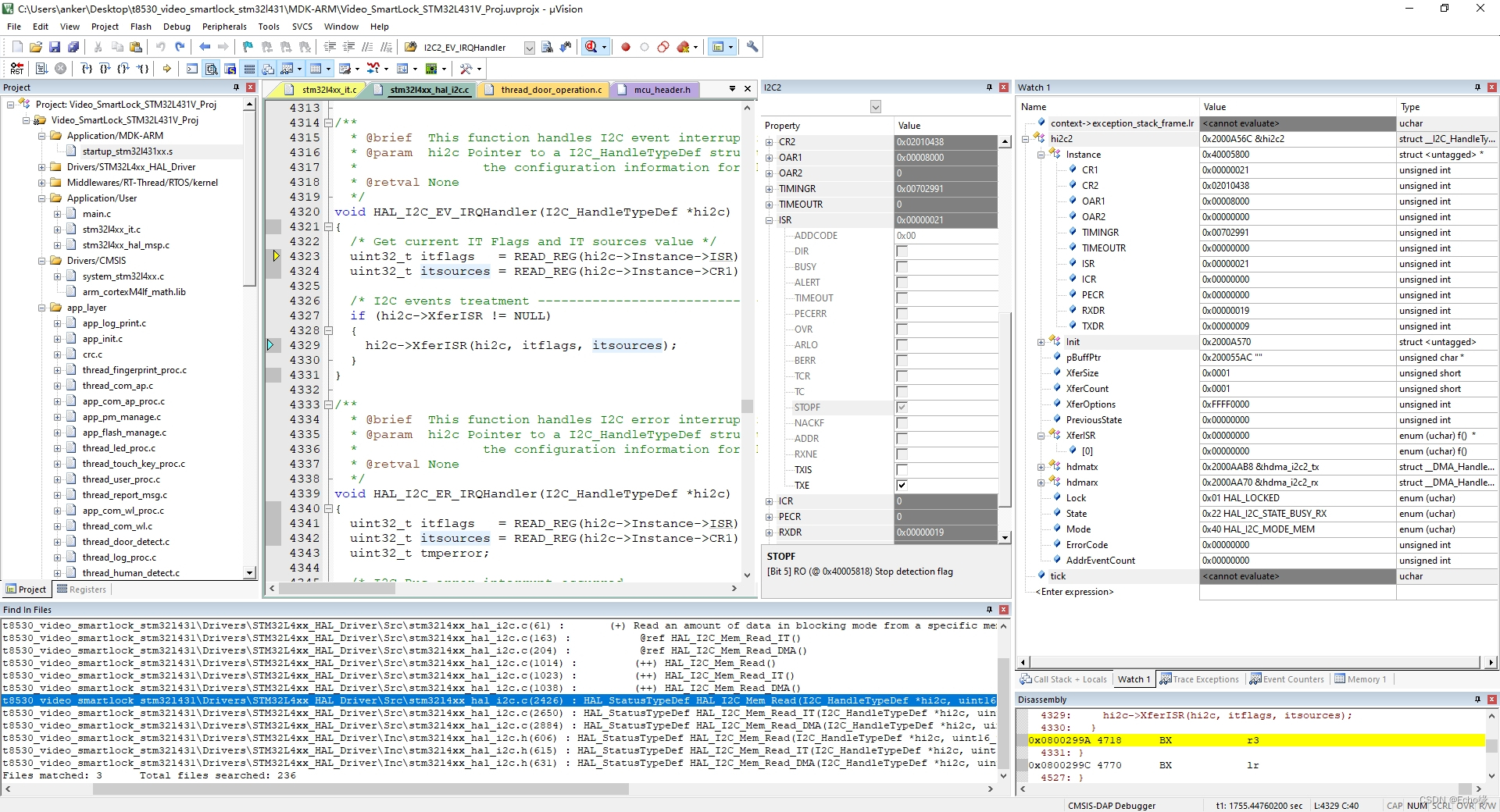 STM32无限循环进入i2c事件中断卡死线程调度_i2c stopf中断-CSDN博客