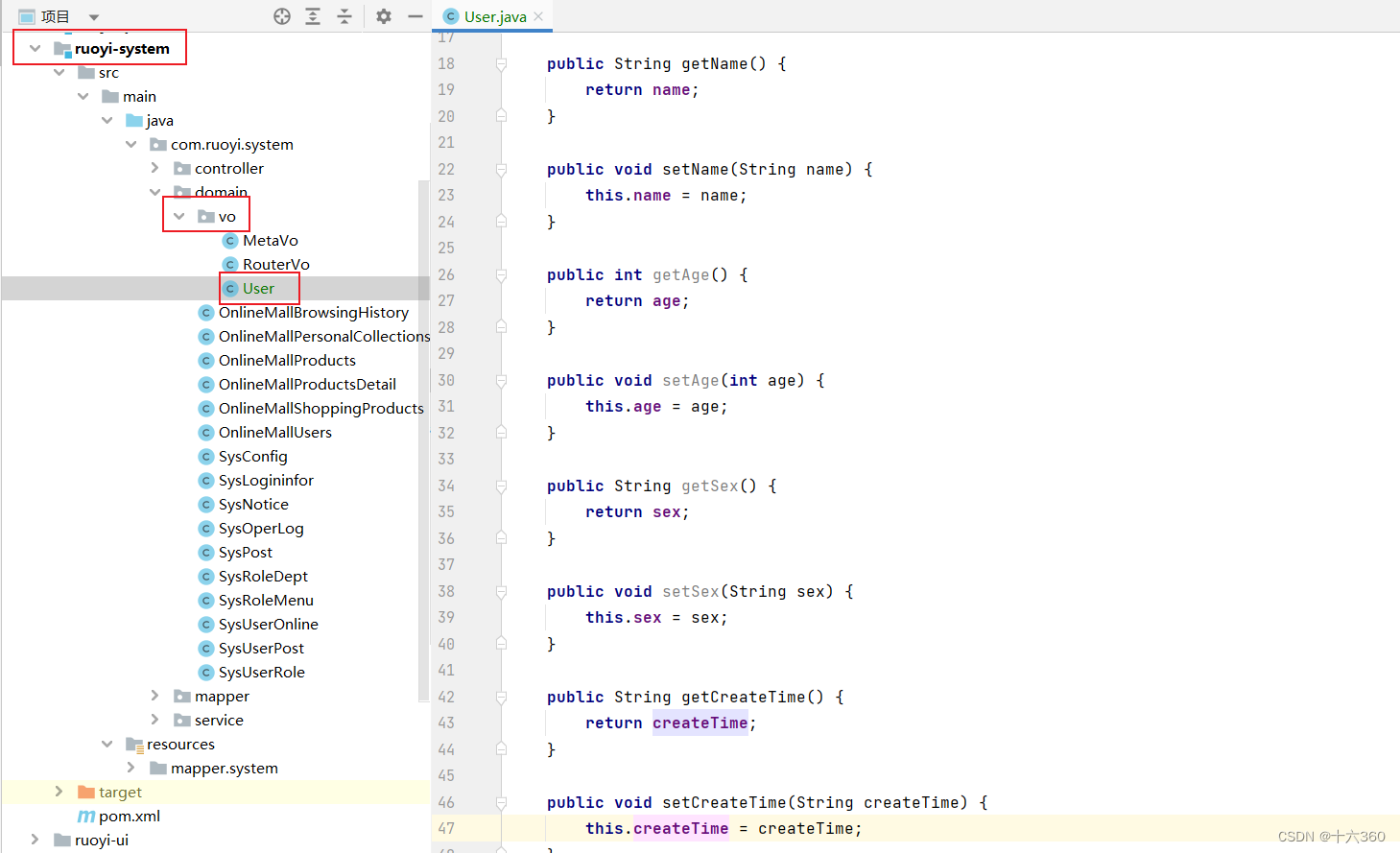 Ruoyi Vue实现单表CURD简单示例_单表curd接口-CSDN博客