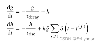 【brainpy学习笔记】突触模型1——化学突触的现象学模型-CSDN博客