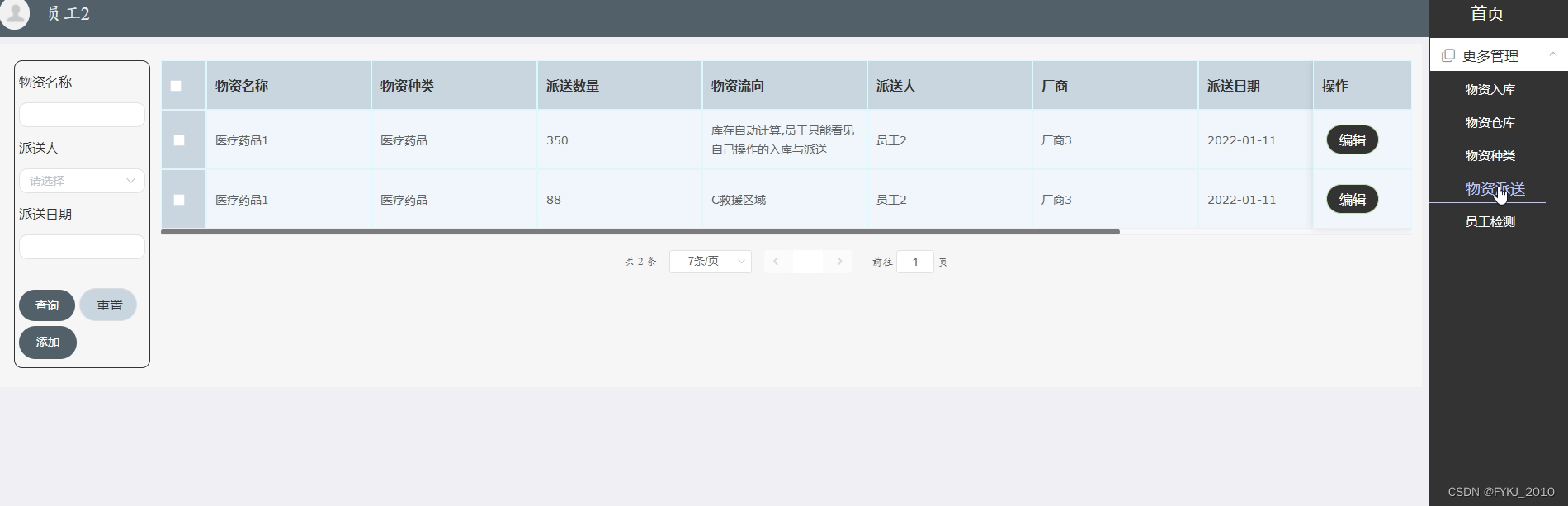 基于ssm框架的救援物资的管理与分配系统的设计与实现毕业设计源码291141应急物资调配模型代码实现 Csdn博客 6637