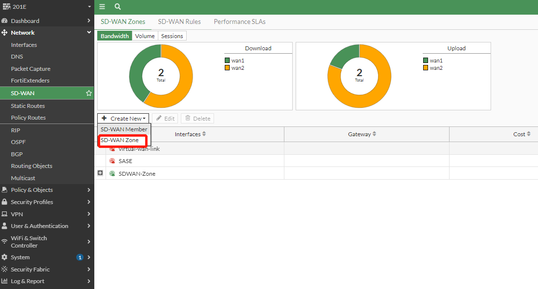 FotiGate SDWAN 简单组网，实现基于应用的智能选路_飞塔sdwan组网-CSDN博客