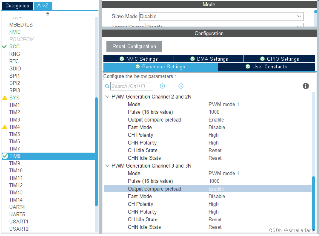 STM32F407 高级定时器COM事件生成互补PWM6步换向_com和六步换相-CSDN博客