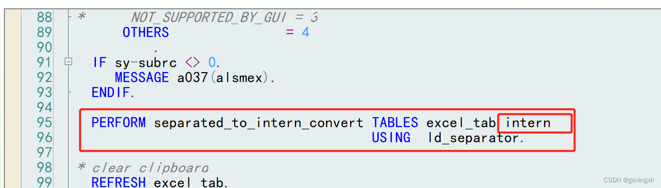 ABAP ALSM_EXCEL_TO_INTERNAL_TABLE 上传Excel转内表字段问题_abap excel转内表-CSDN博客