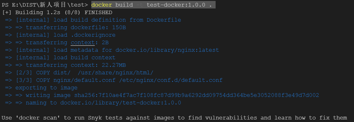 windows开发环境下docker部署vue项目_docker部署vue windows-CSDN博客