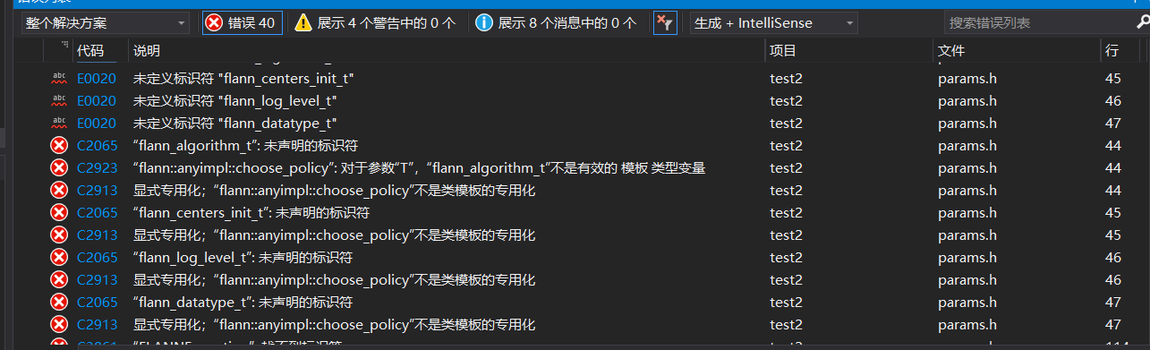 使用PCL库时出现flann_algoritm_t等问题_pcl库 flan-CSDN博客