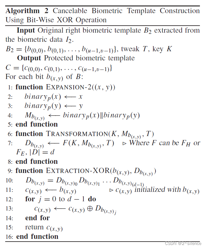 【论文阅读】Cancelable Multi-Biometric Approach Using Fuzzy Extractor and Novel Bit-Wise Encryption-CSDN博客