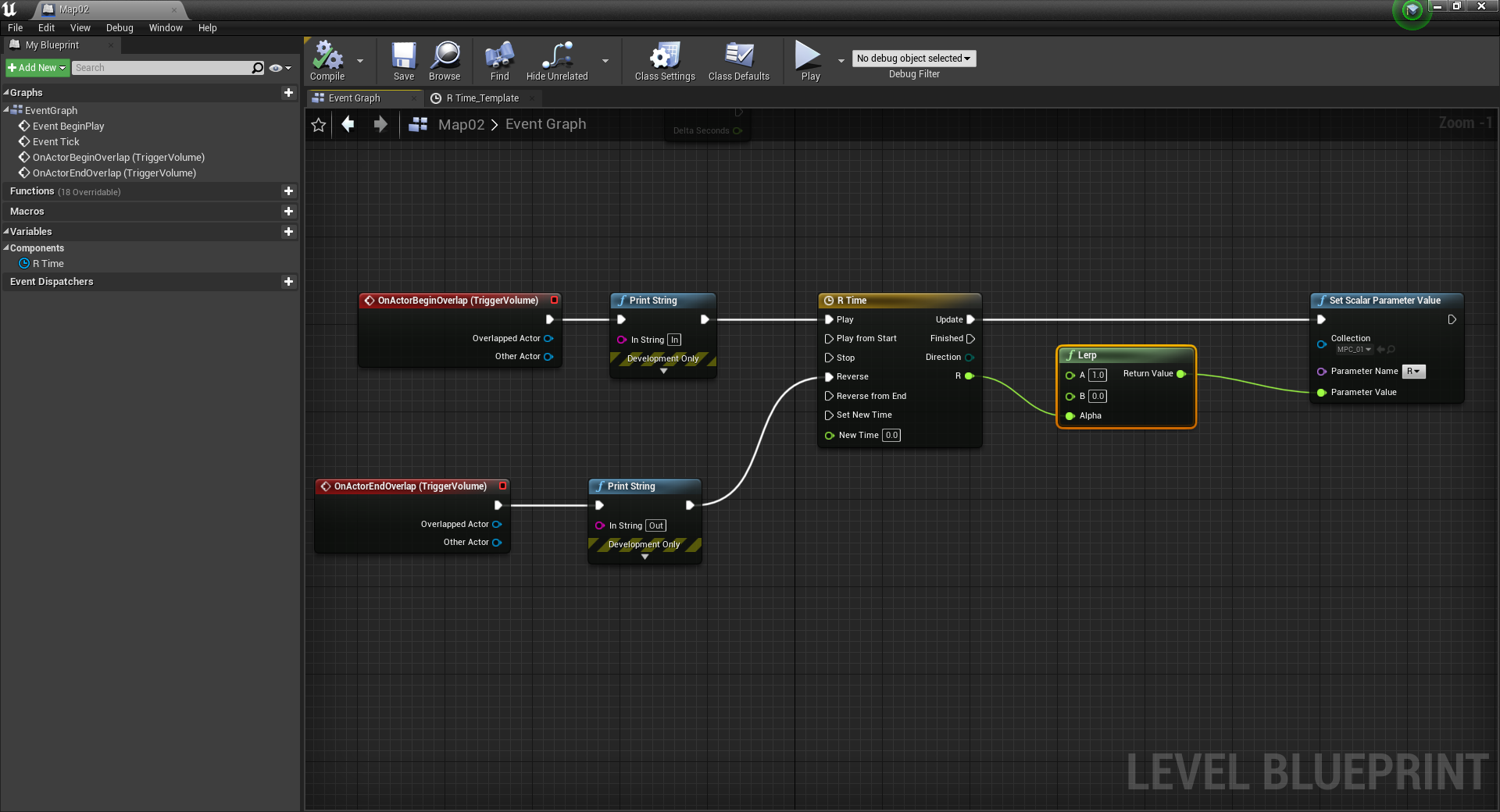 UE4材质11_材质参数集_ue4蓝图控制材质参数-CSDN博客
