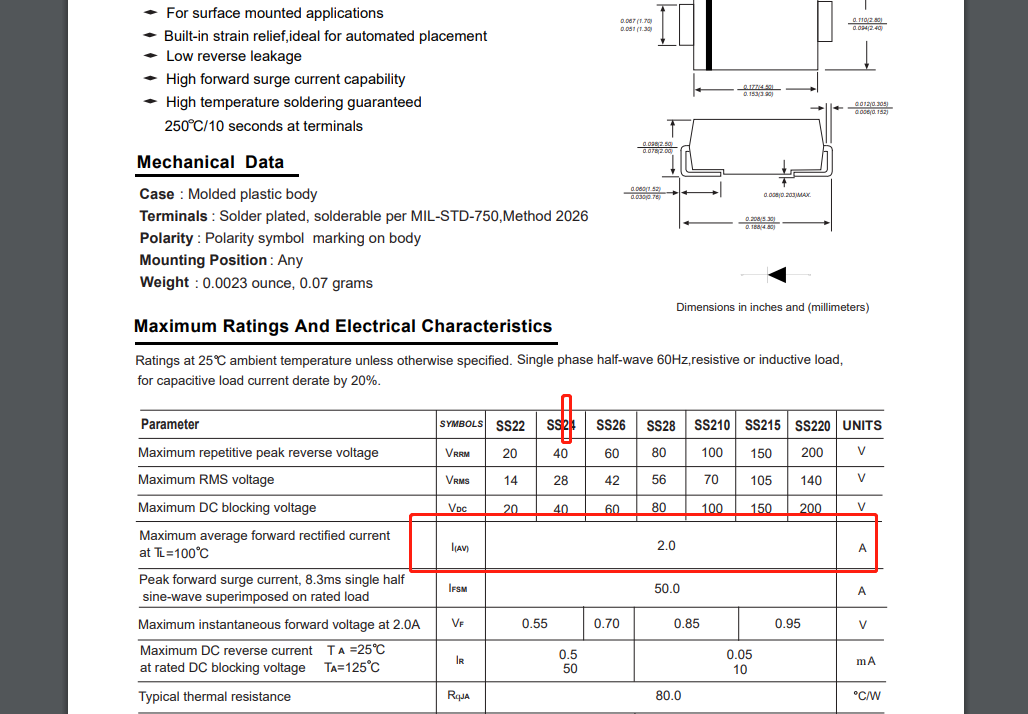 SS54/SS24/SS510及SMA/SMB/SMC不同封装区别_sma和smb封装区别-CSDN博客