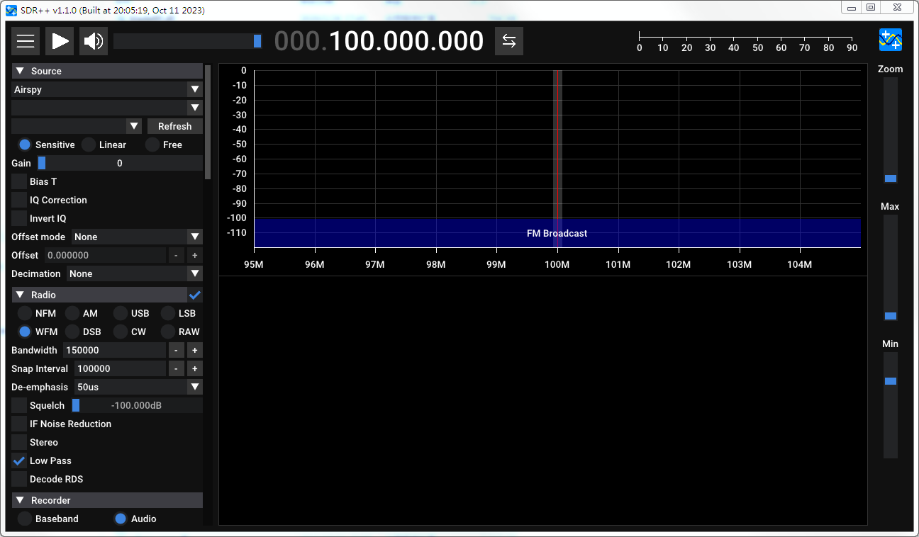 软件无线电模块测试 : SDR++ 软件测试-CSDN博客