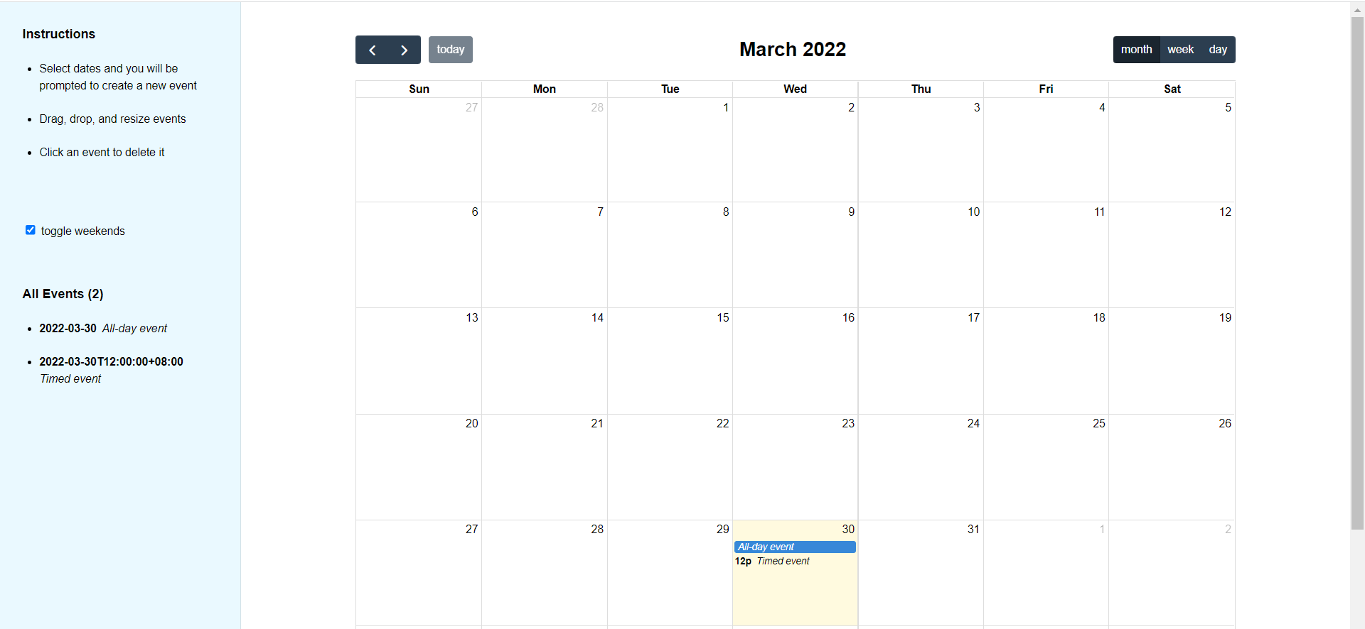 用Vue完成fullcalendar增删改查_fullcalendar 删除-CSDN博客