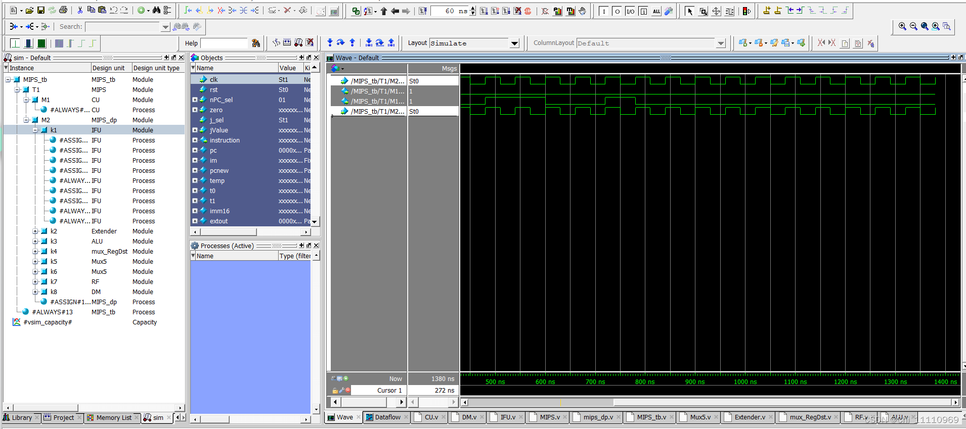 单周期MIPS CPU_mips处理器ifu模块-CSDN博客