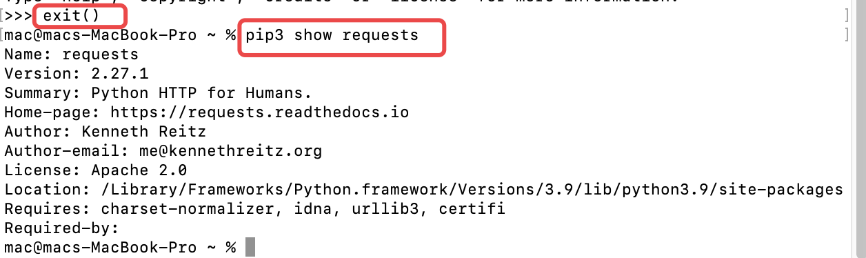Mac上安装requests库_mac安装requests-CSDN博客
