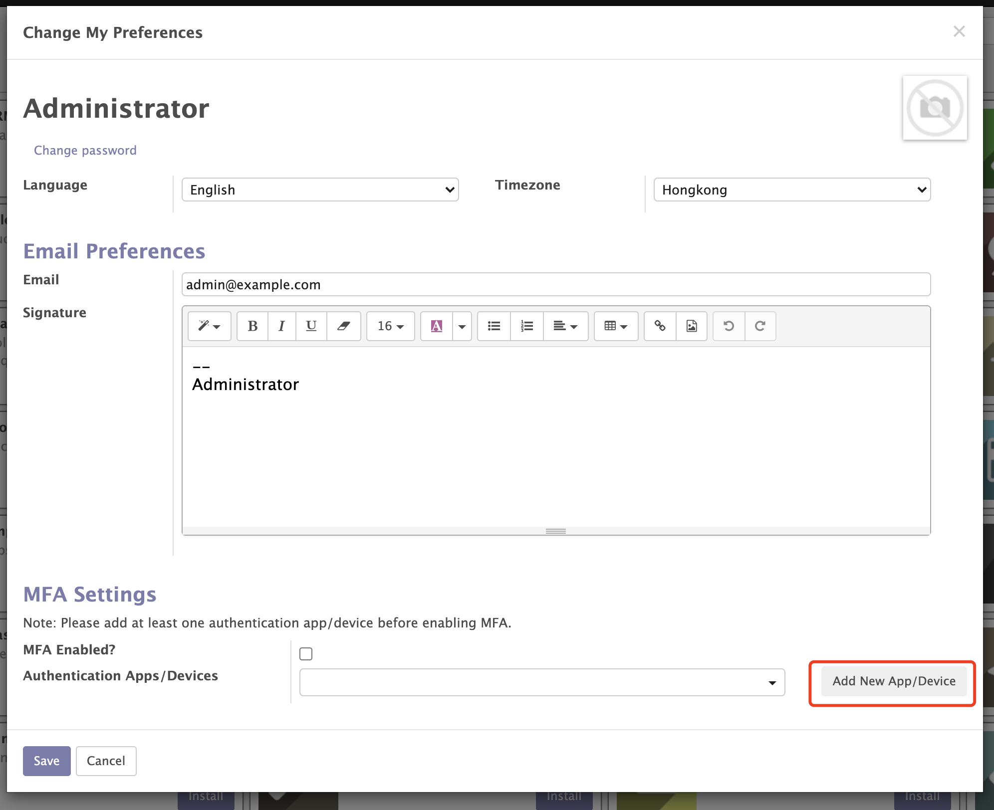 Odoo | OCA | auth_totp | MFA(Multi-Factor Authentication）[多因素认证]_odoo 安装oca模块-CSDN博客